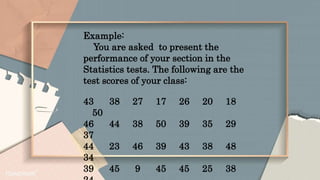 PRESENTATION OF DATA.pptx | Science