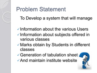 Presentation of database management system | PPT