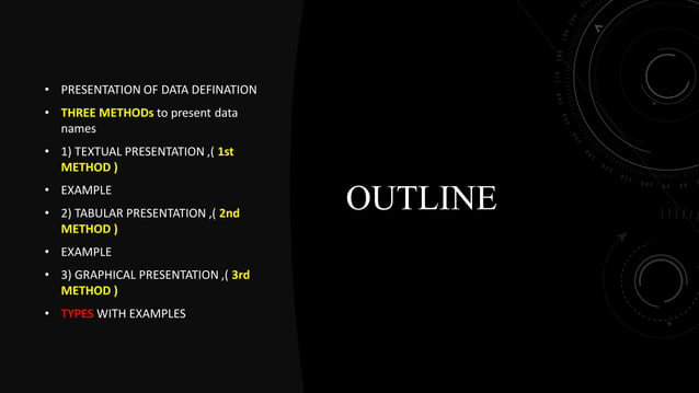 Presentation of data by different methods | PDF