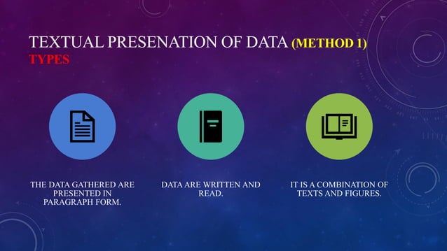 Presentation of data by different methods | PDF