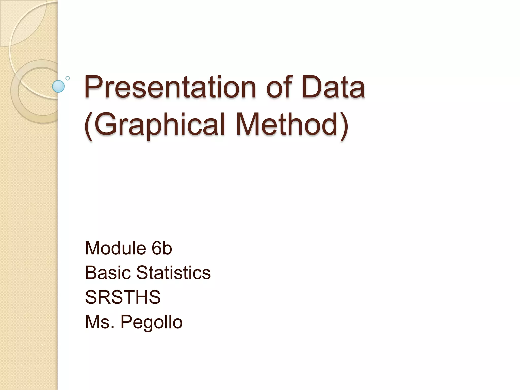 Presentationofdatamod6b | PPTX