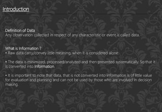 Presentation of Data using various techniques -reserach.pptx