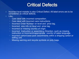 Presentation of defects | PPTX