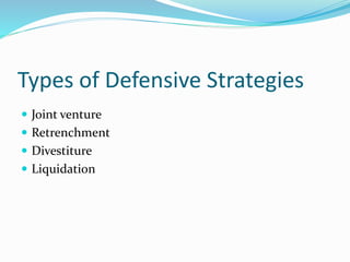 Presentation of defensive strategies | PPTX