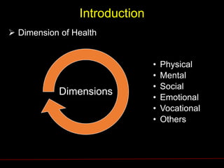 Presentation of determinants of health | PPTX