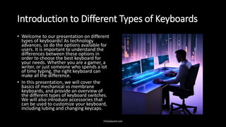 Presentation of different Keyboards.pptx