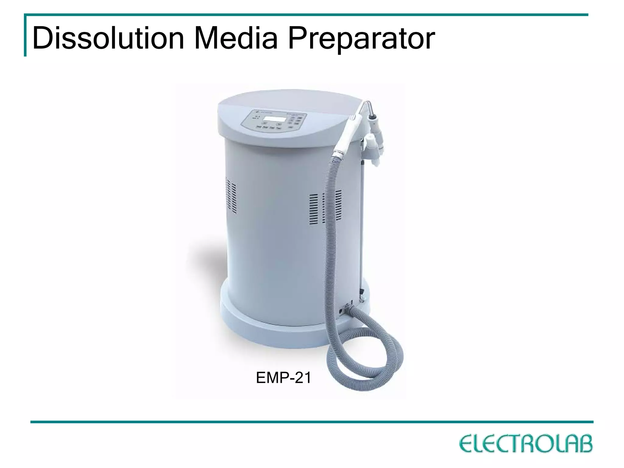 Presentation of dissolution media preparator | PDF