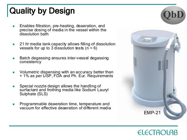 Presentation of dissolution media preparator