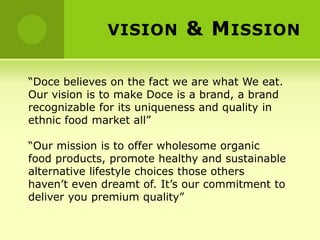 Presentation of doce | PPTX