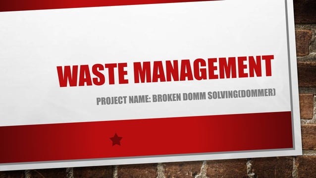 Presentation of dommer scrap reduction | PPT