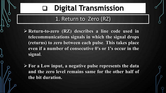 Presentation on Digital & Analog Transmission | PPTX