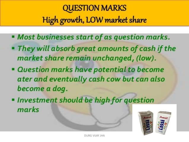 Presentation on bcg matrix of amul | PPTX