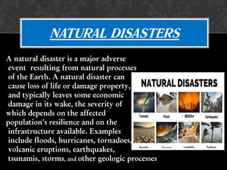 Environmental Disasters | PDF