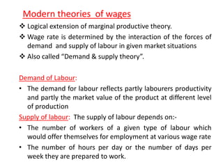 Labour & Wages | PPTX