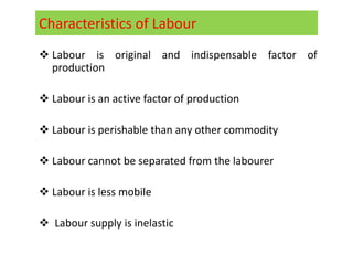 Labour & Wages | PPTX