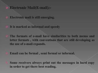Presentation of effective business communication aa | PPTX