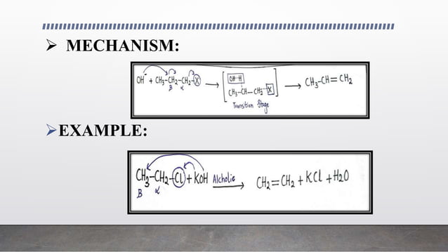 Presentation of elimination reactions-1.pptx | Chemistry | Science