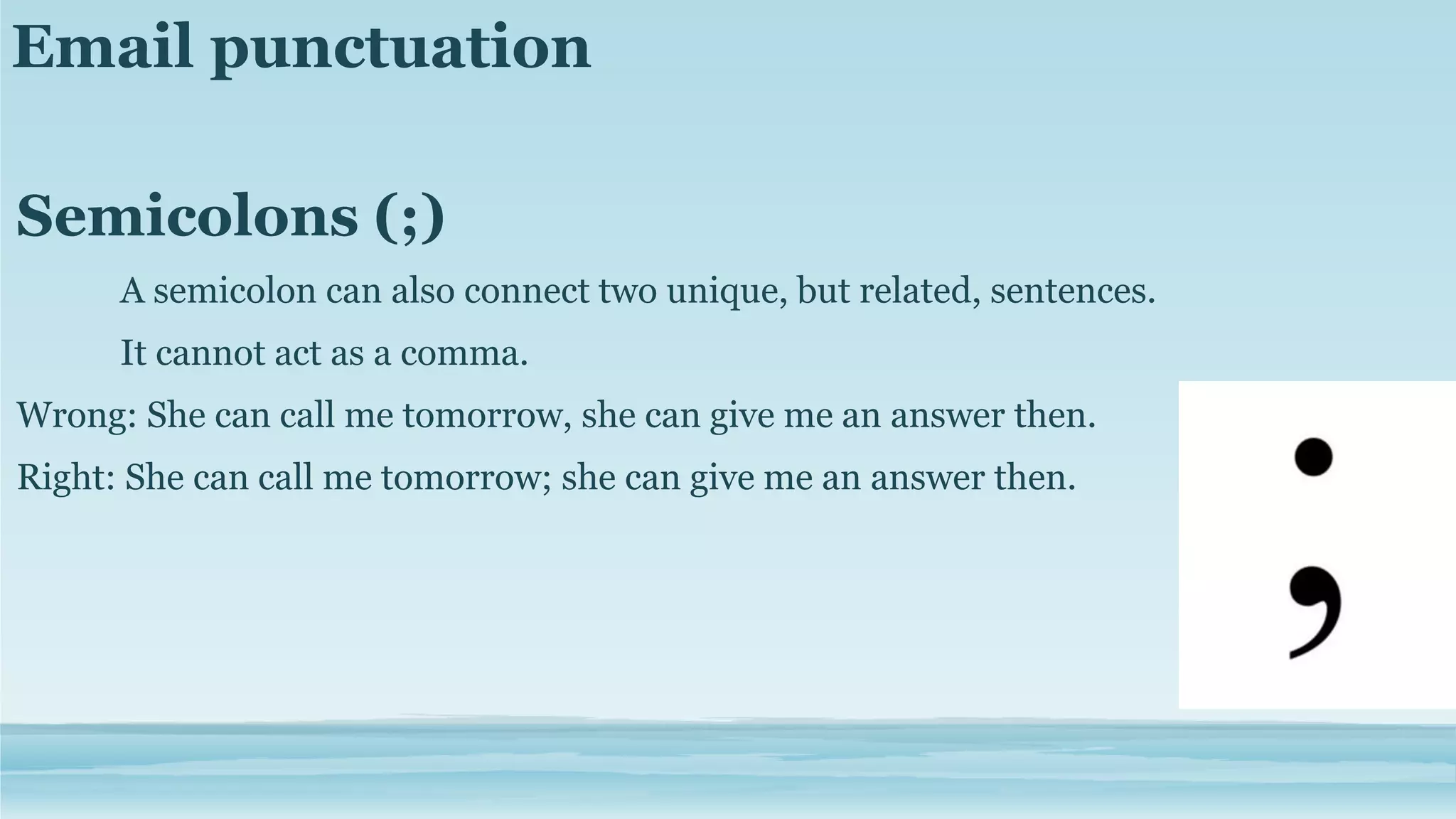 Presentation of email etiquette (draft) | PPTX | Email | Internet