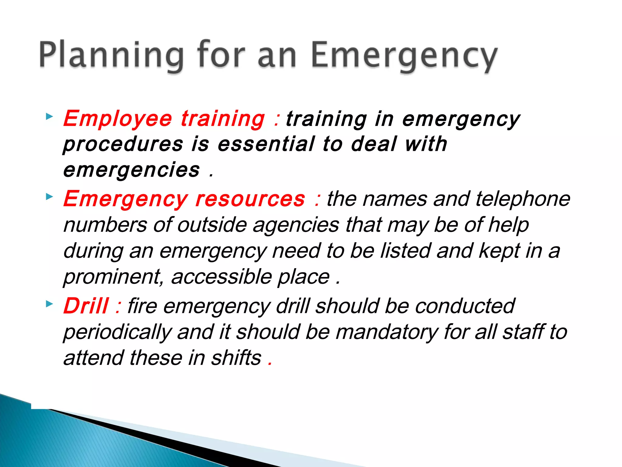 emergency procedure | PPT