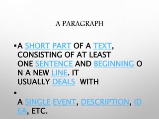 Presentation of english | PPT
