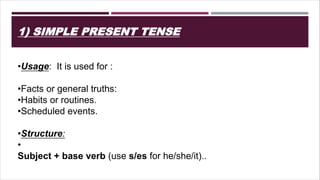 Presentation Of English,Present Tense, Tenses.pdf