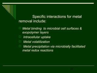 Microbial Approaches In Remediation Of Metal Contaminated Soils ...