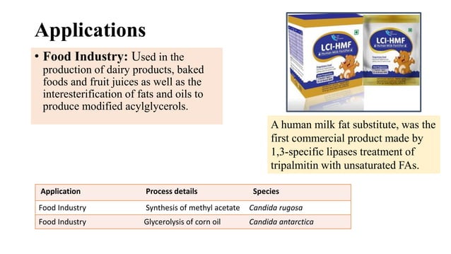 Presentation of Enzyme- lipase.pptx | Chemistry | Science
