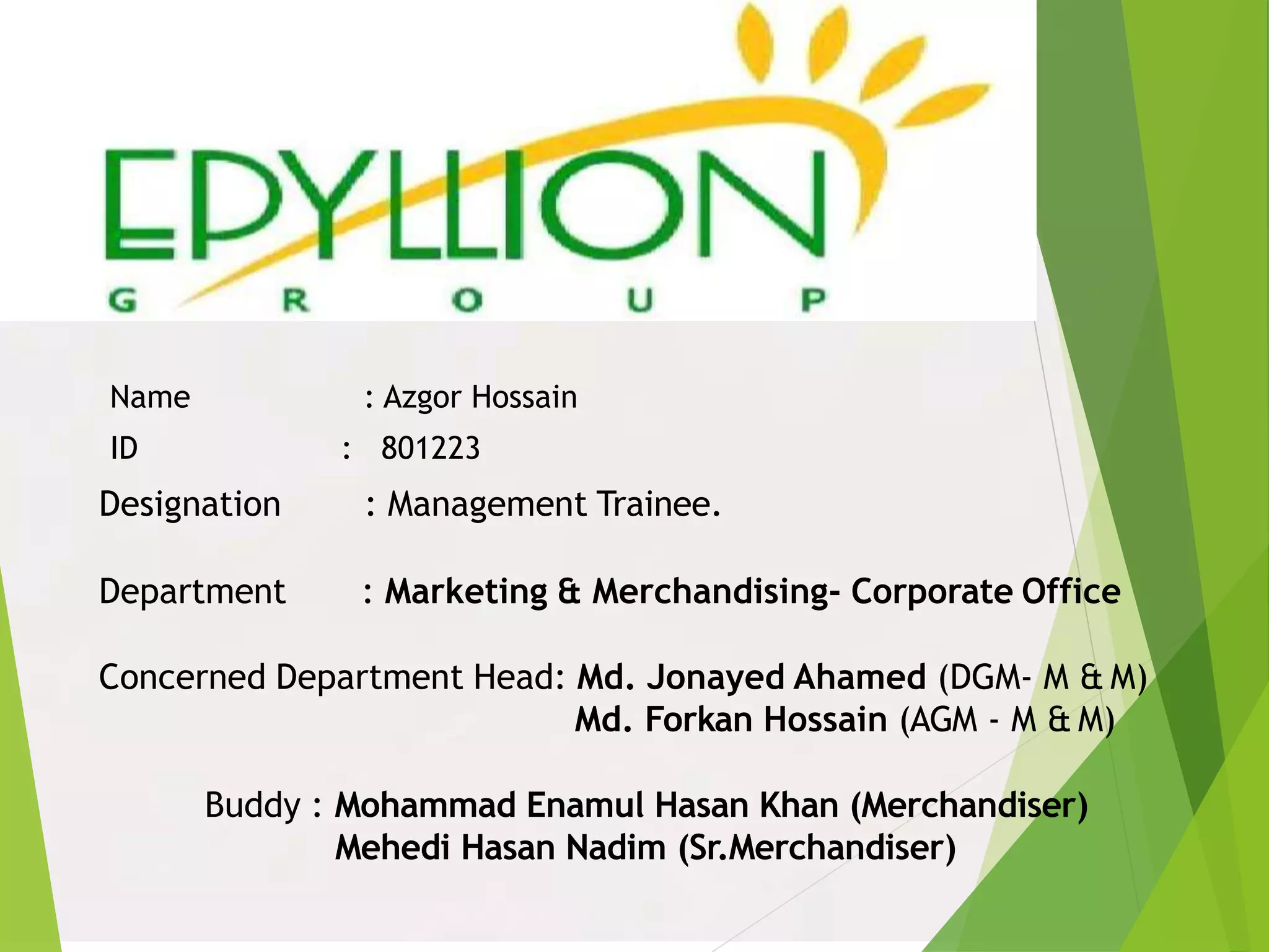 Presentation of epyllion group | PPTX