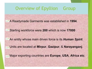 Presentation of epyllion group | PPTX