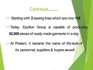 Presentation of epyllion group | PPTX