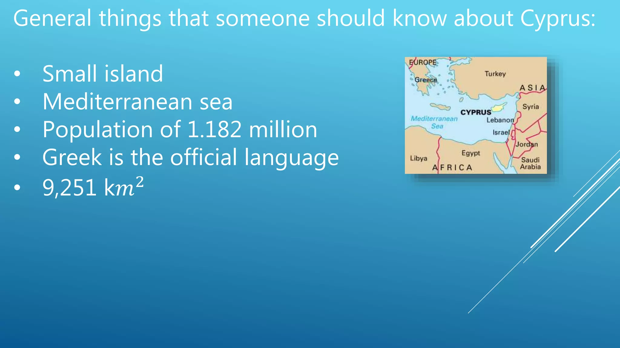 Presentation about Cyprus 1 | PPTX