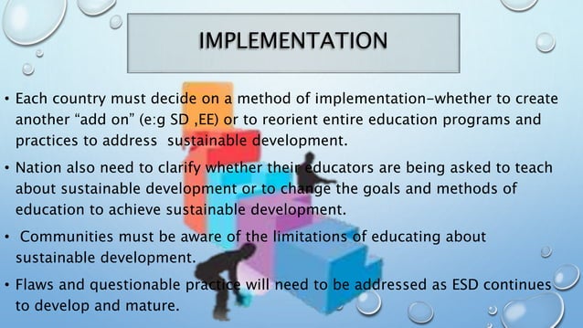 Presentation of structuring and placing esd in the curriculum | PPT