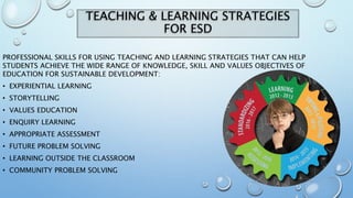 Presentation of structuring and placing esd in the curriculum | PPTX