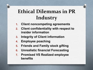 Case study of ethics | PPTX