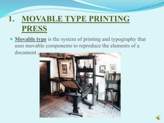 Presentation of evolution or growth of print industry | PPTX