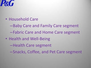 presentation on procter and gamble | PPTX