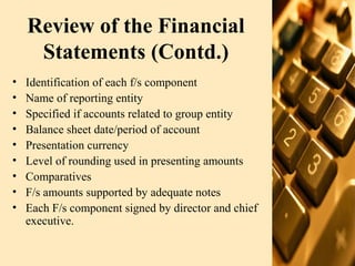 Presentation of financial statements 07 08-07 | PPT | Business ...