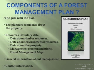Presentation of Forest Management Planning | PPTX | Science