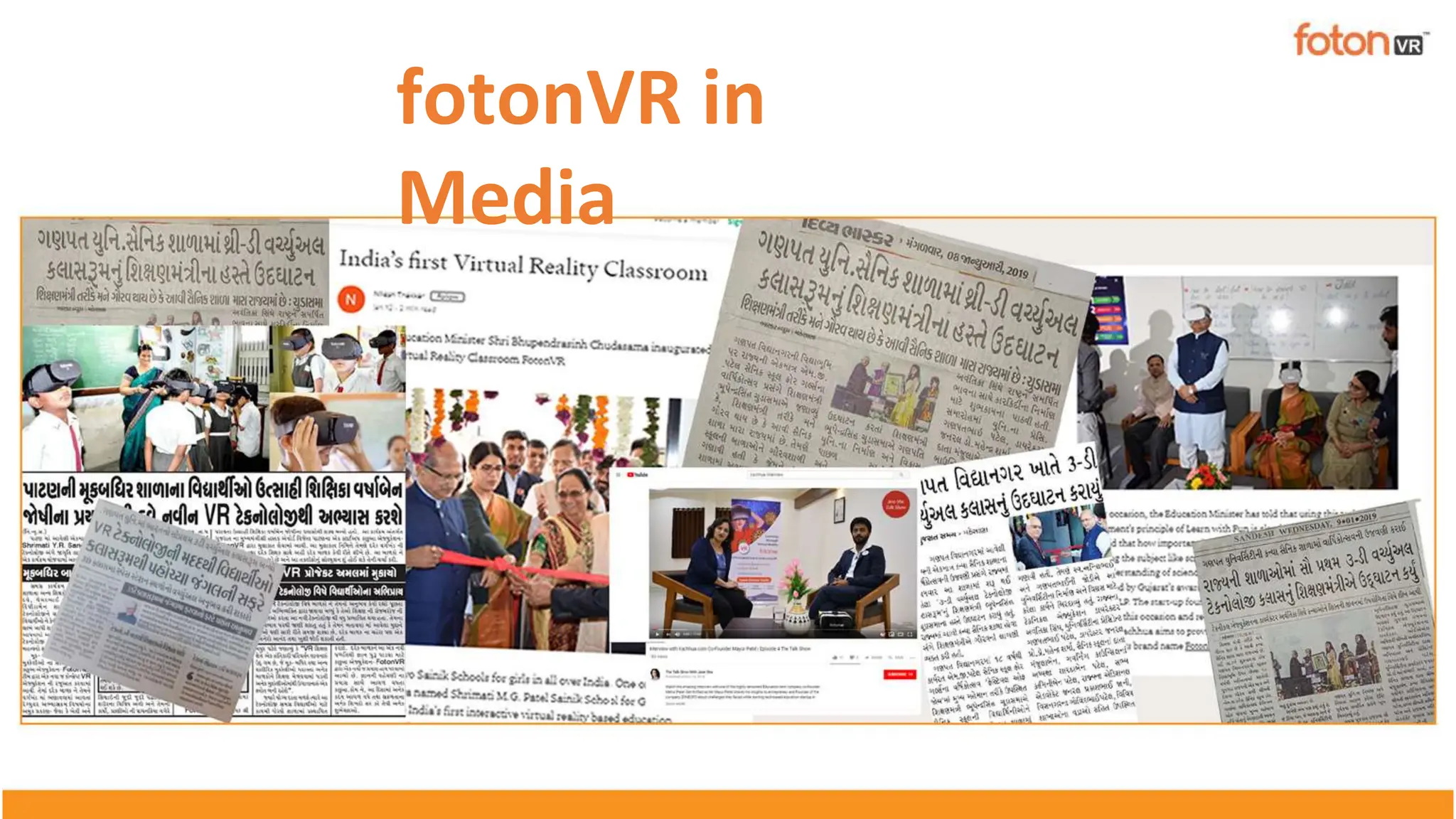 fotonVR - A Virtual Reality in education | PPTX