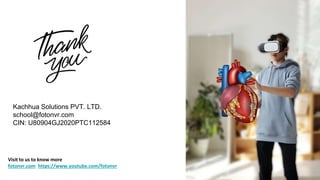 fotonVR - A Virtual Reality in education | PPTX