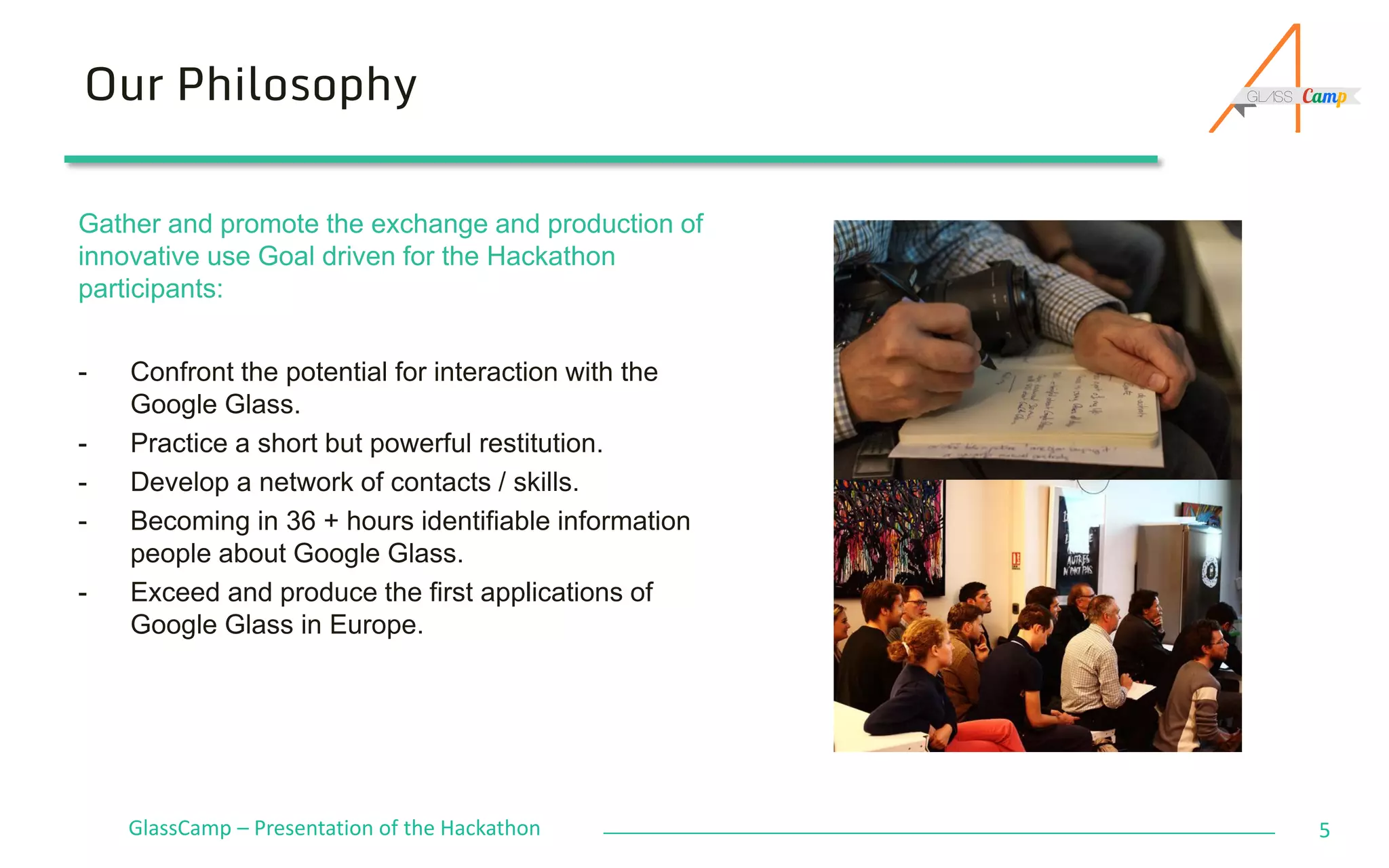 Presentation of french hackton google glass | PDF