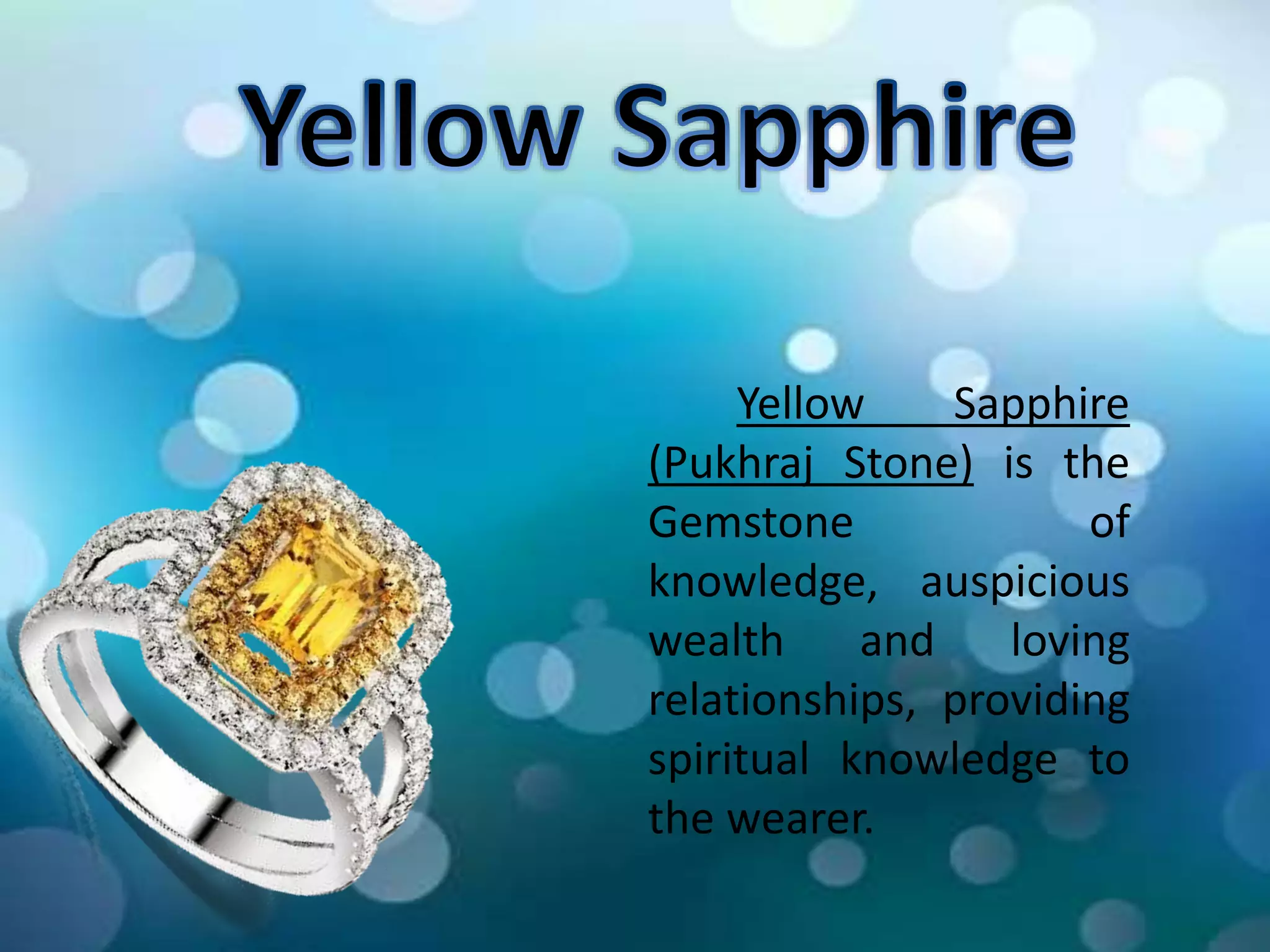 List of precious gemstones | PPT