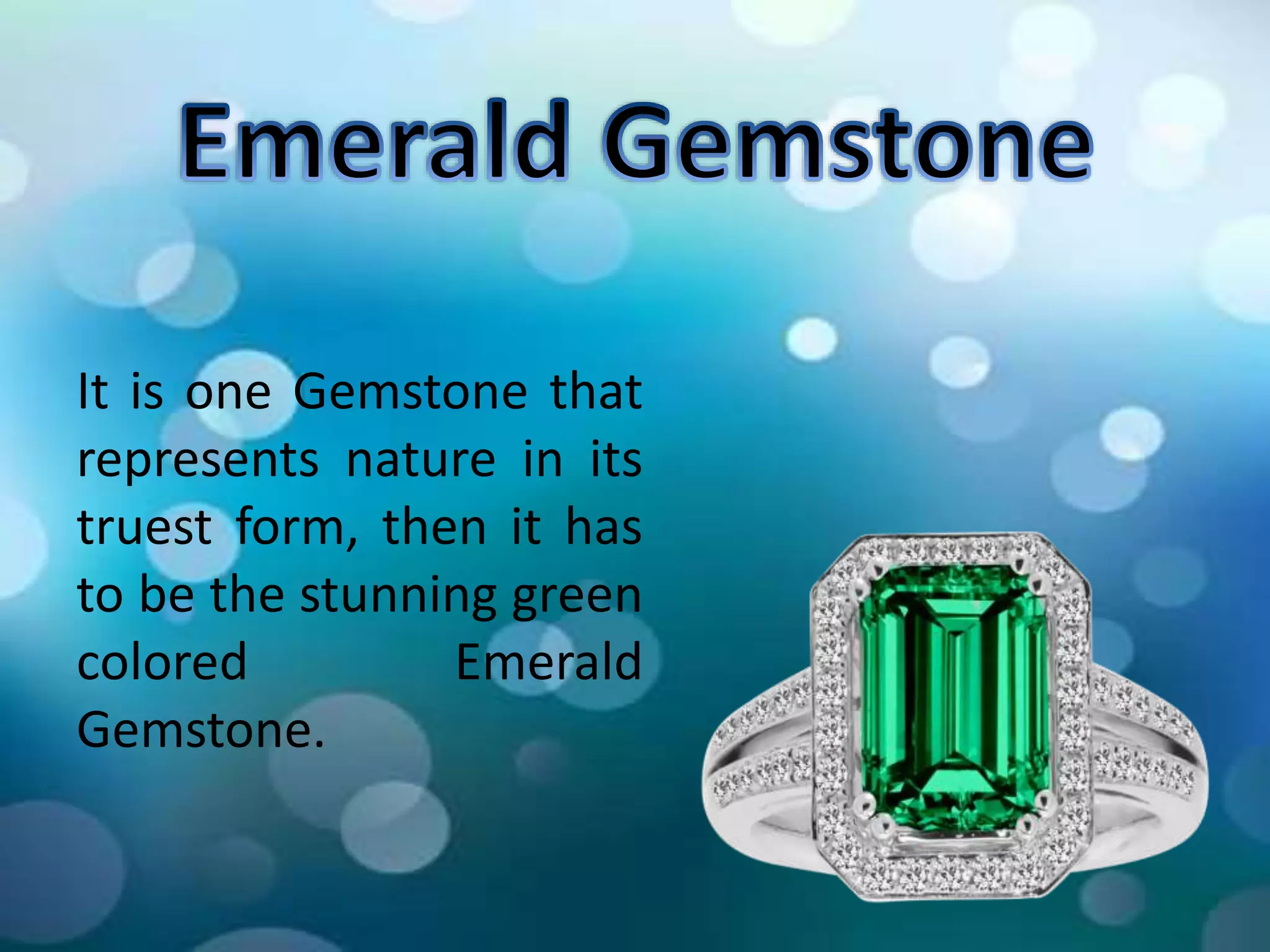 List of precious gemstones | PPT