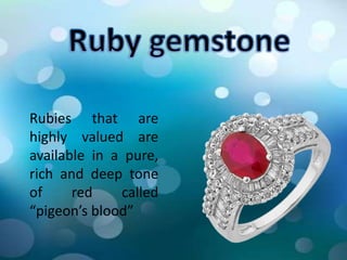 List of precious gemstones | PPT