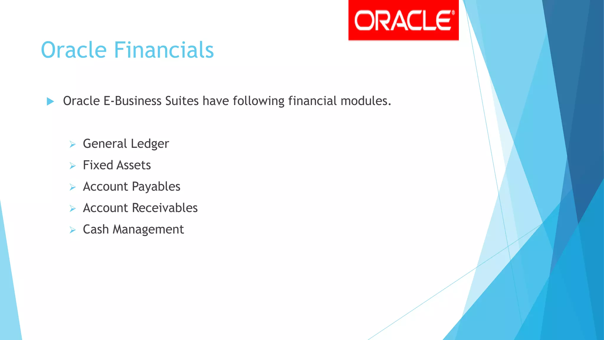Oracle ERP and General Ledger Configuration | PPTX