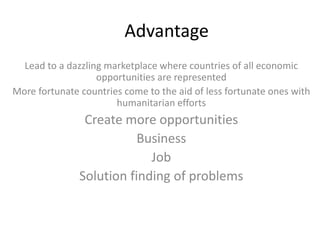 Presentation of global village | PPTX