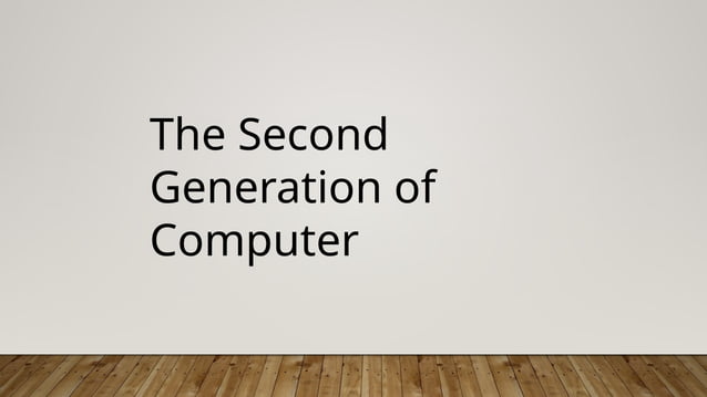 Presentation of Group 2 - Computer History | PPT