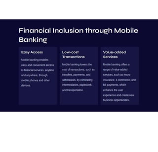 Financial inclusion | PPTX