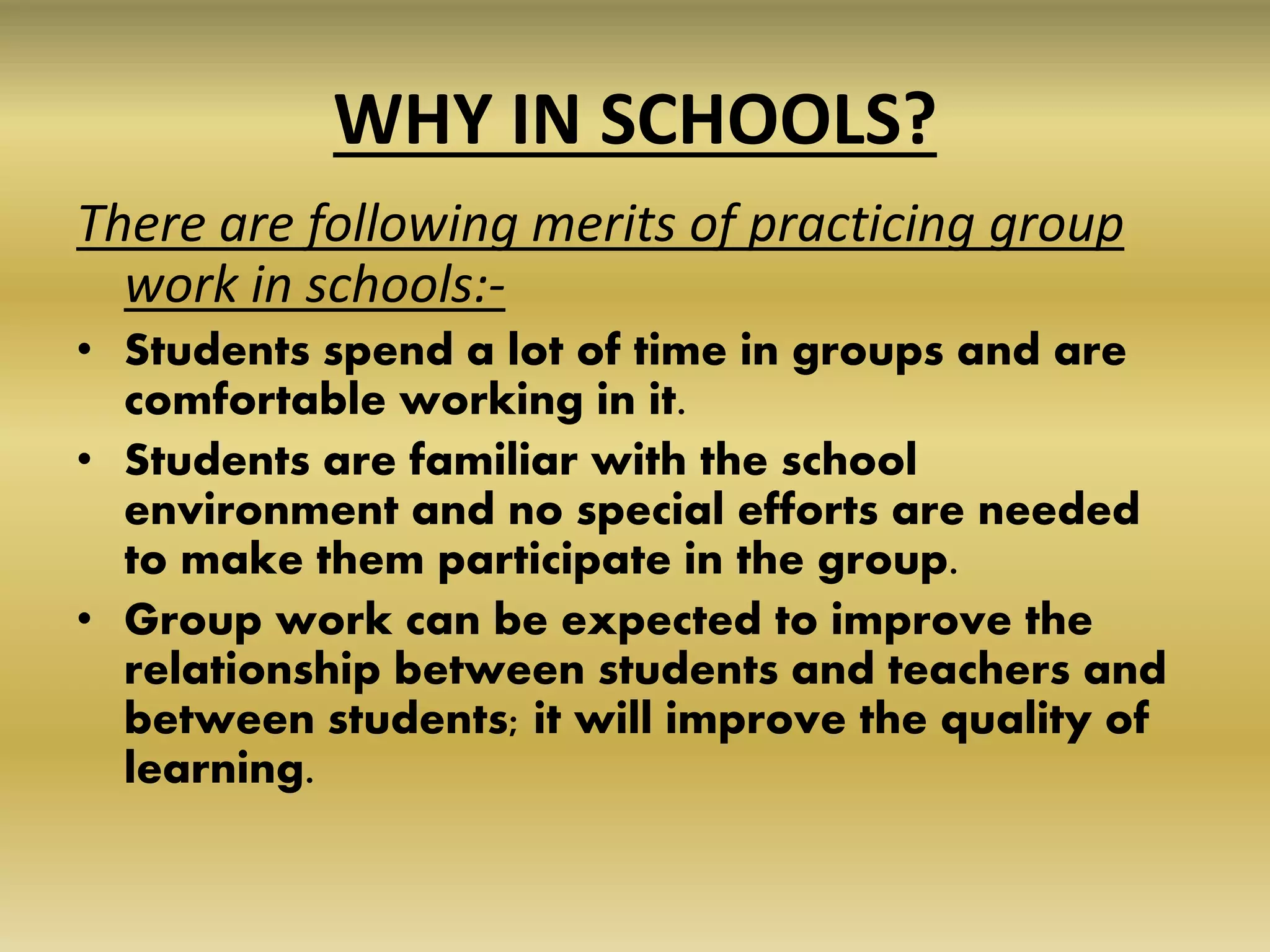 Presentation of group work | PPTX | Homework and Study | Education