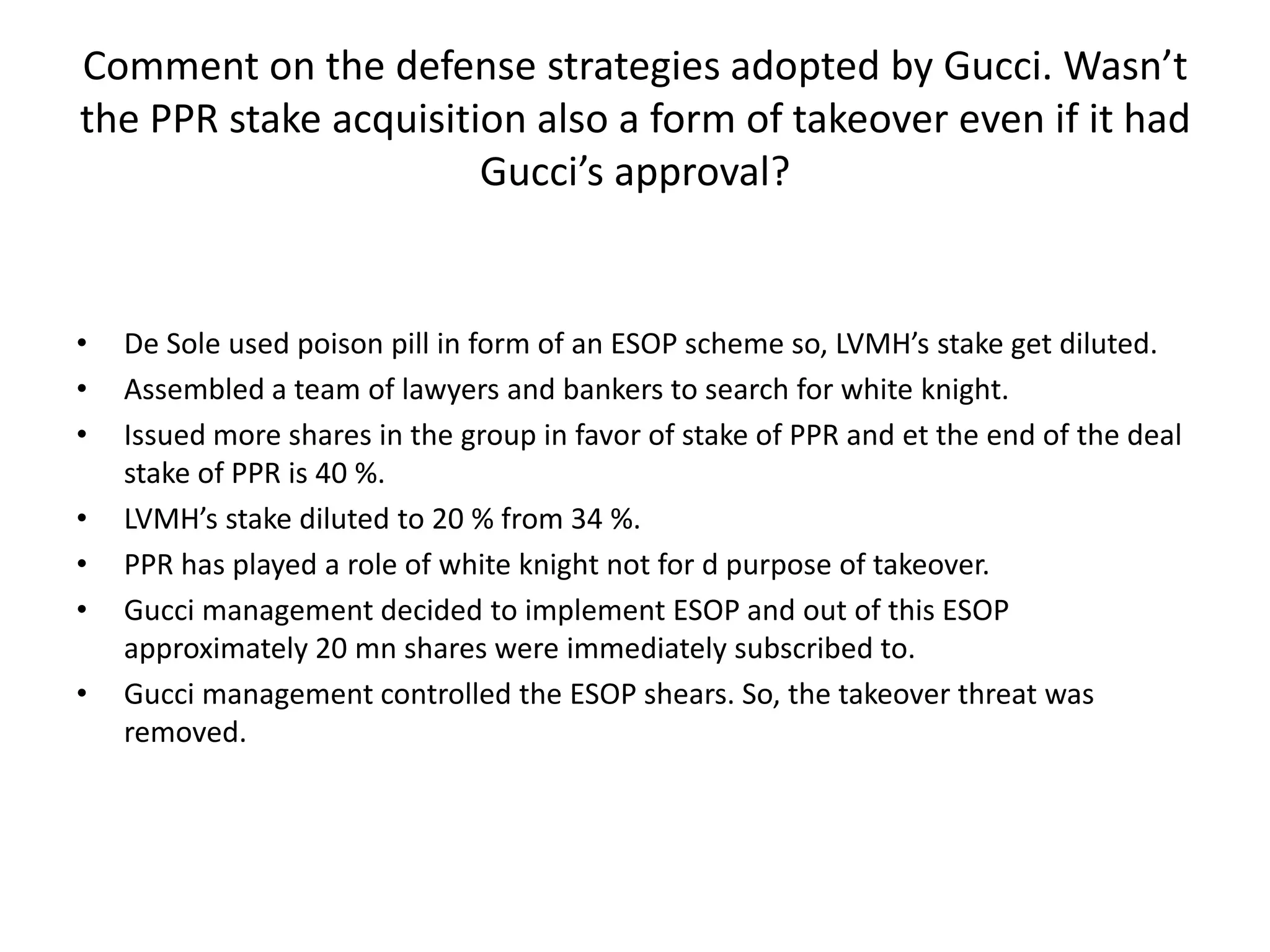 Presentation of gucci | PPT